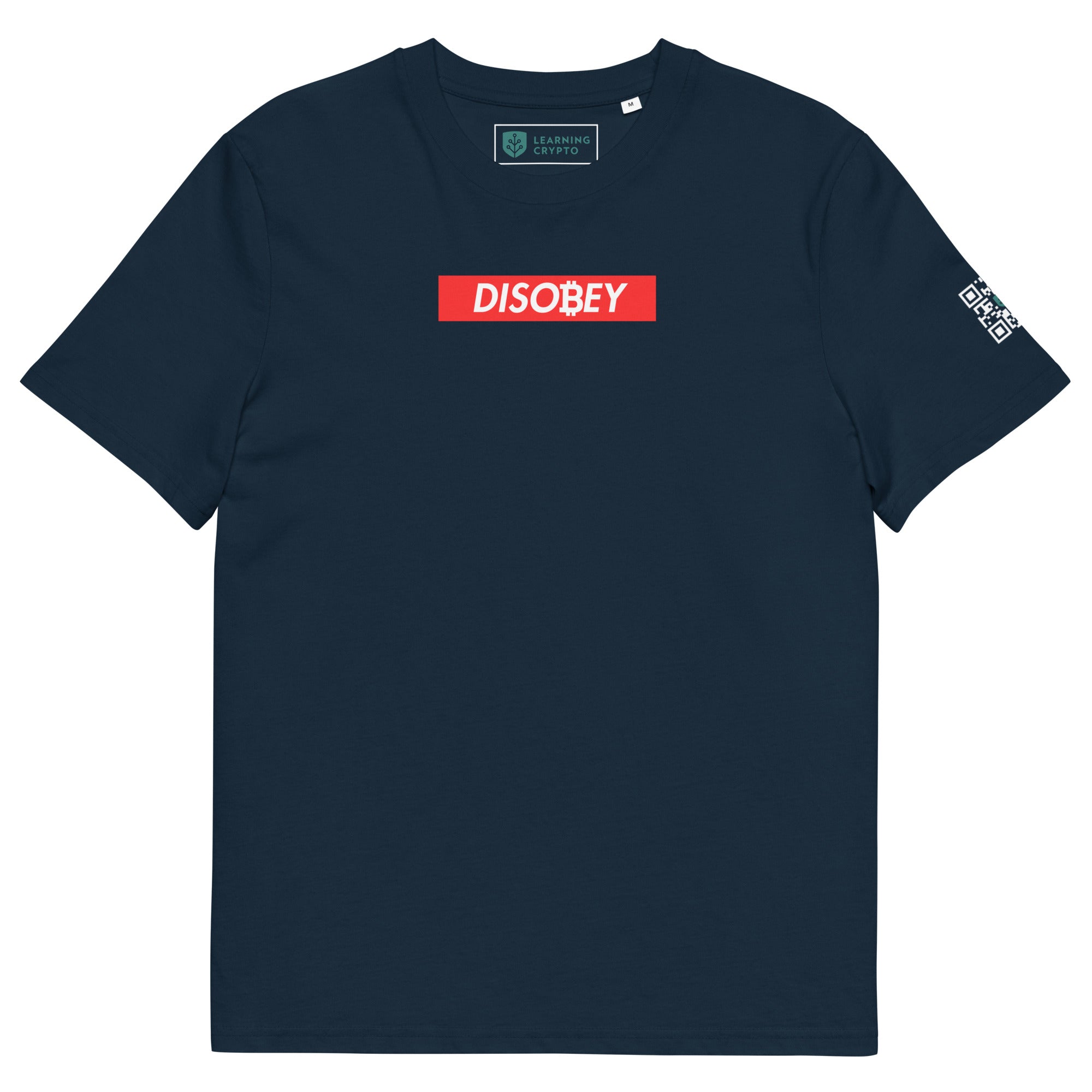 Buy Disobey T-Shirt Online | 100% Organic Cotton Crypto Tee – Learning ...